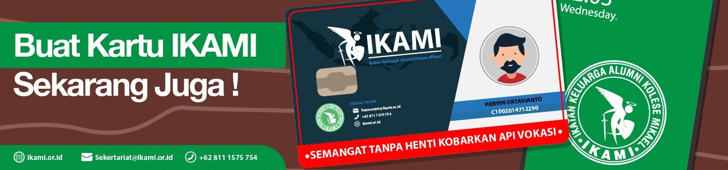 Pendaftaran kartu IKAMI | Ikatan Keluarga Alumni Kolese Mikael
